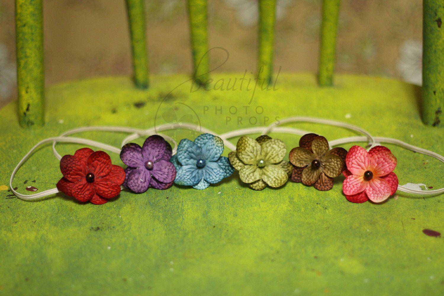 Set of 6 Simple Headbands – Beautiful Photo Props