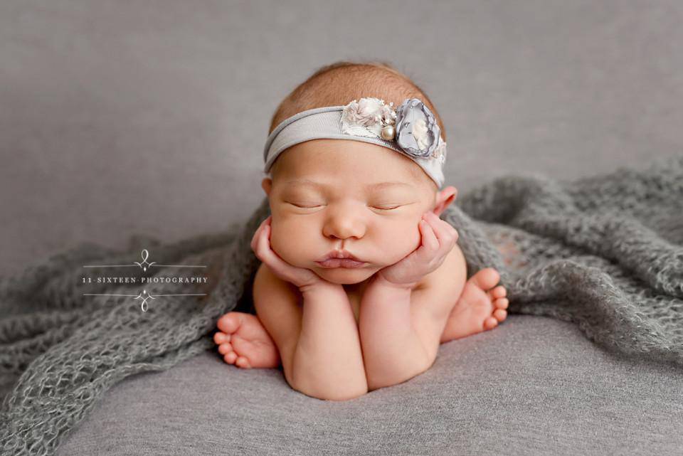 Pewter Gray Mohair Knit Baby Wrap – Beautiful Photo Props