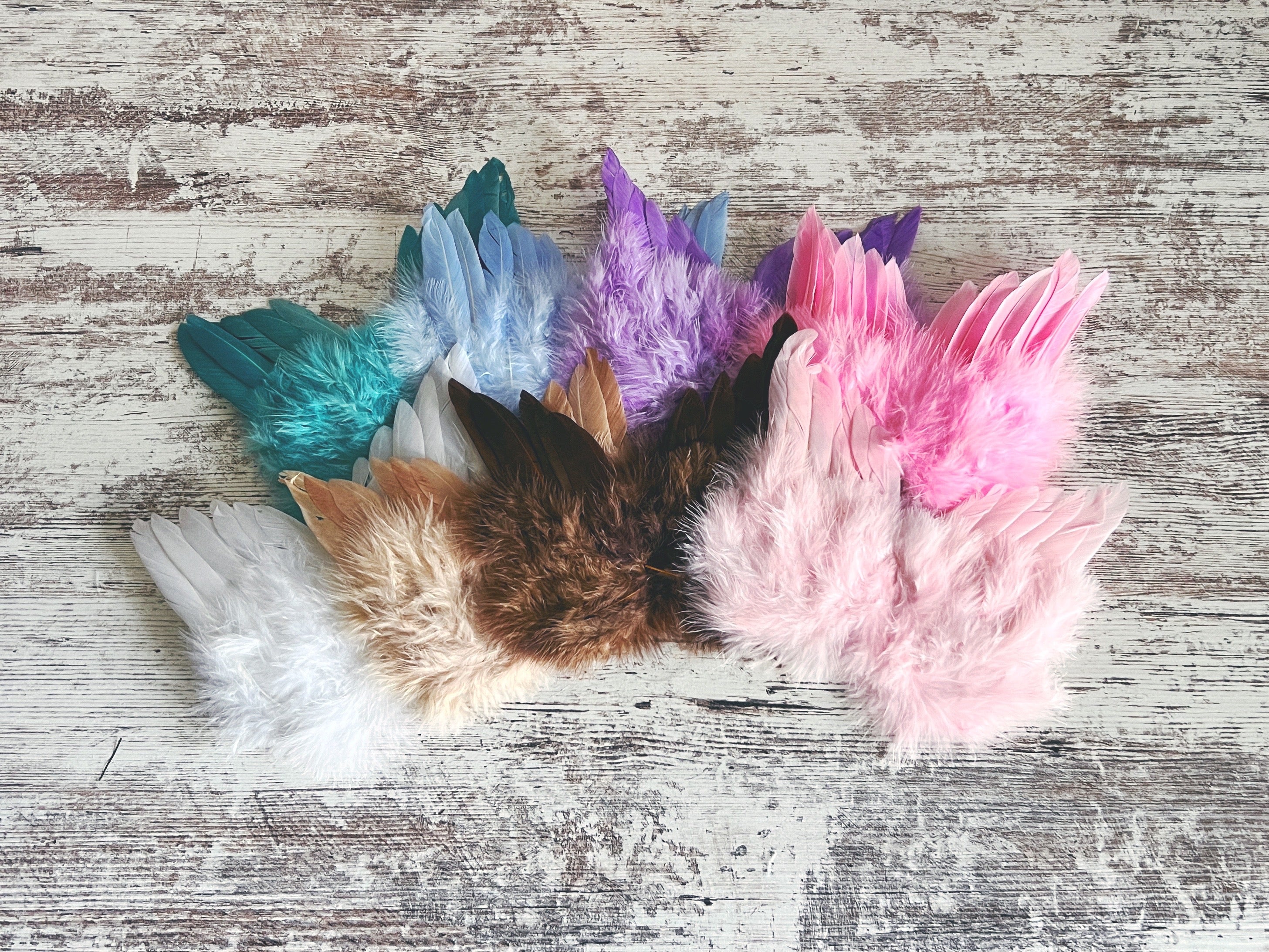 Set of 8 Feather Angel Wings Newborn Baby Photography Prop – Beautiful ...